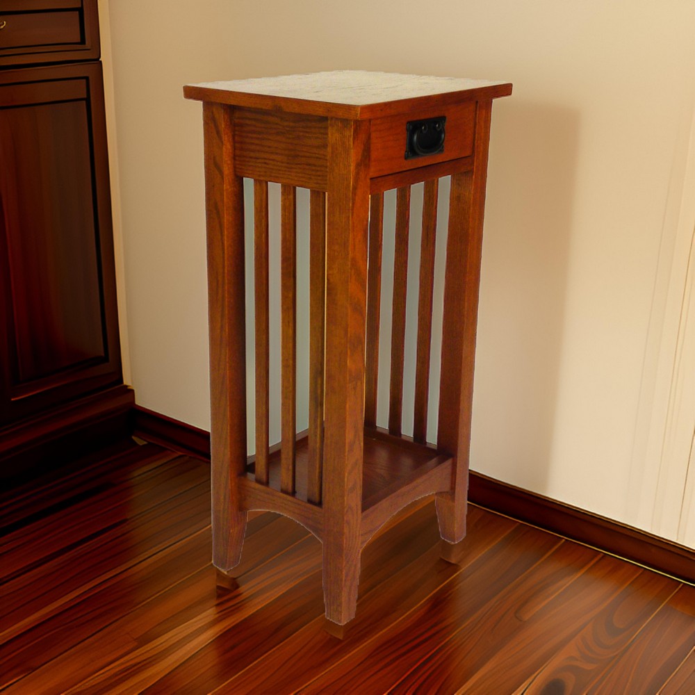 Brown pedestal store